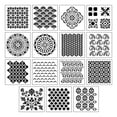 Pattern Stencils by Craft Smart - 12" x 12" - 18 designs - Walmart.com
