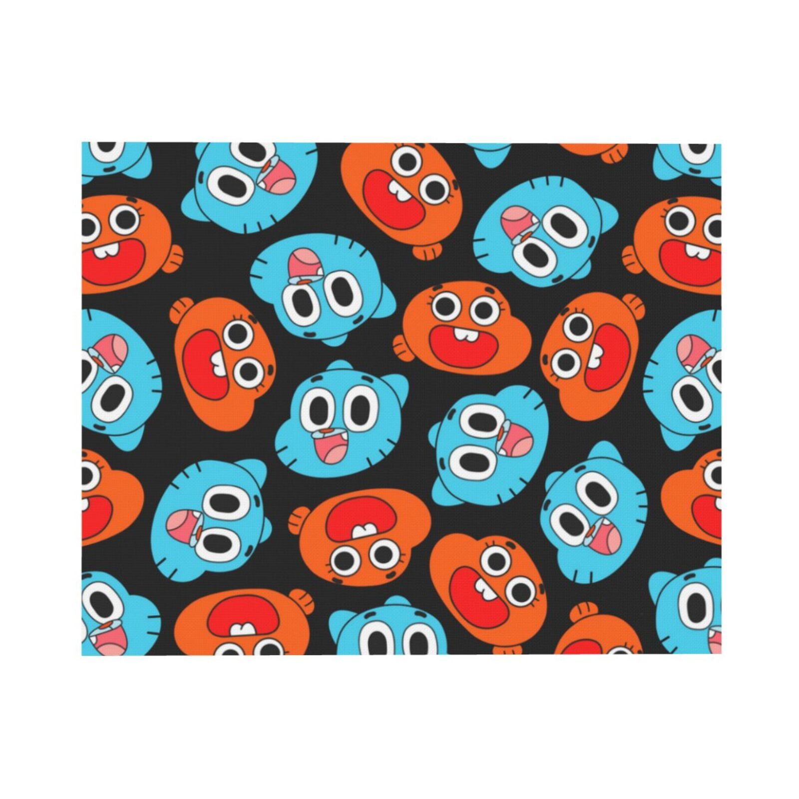 Pattern The Amazing World of Gumball Canvas Decorative Poster Gift Art ...
