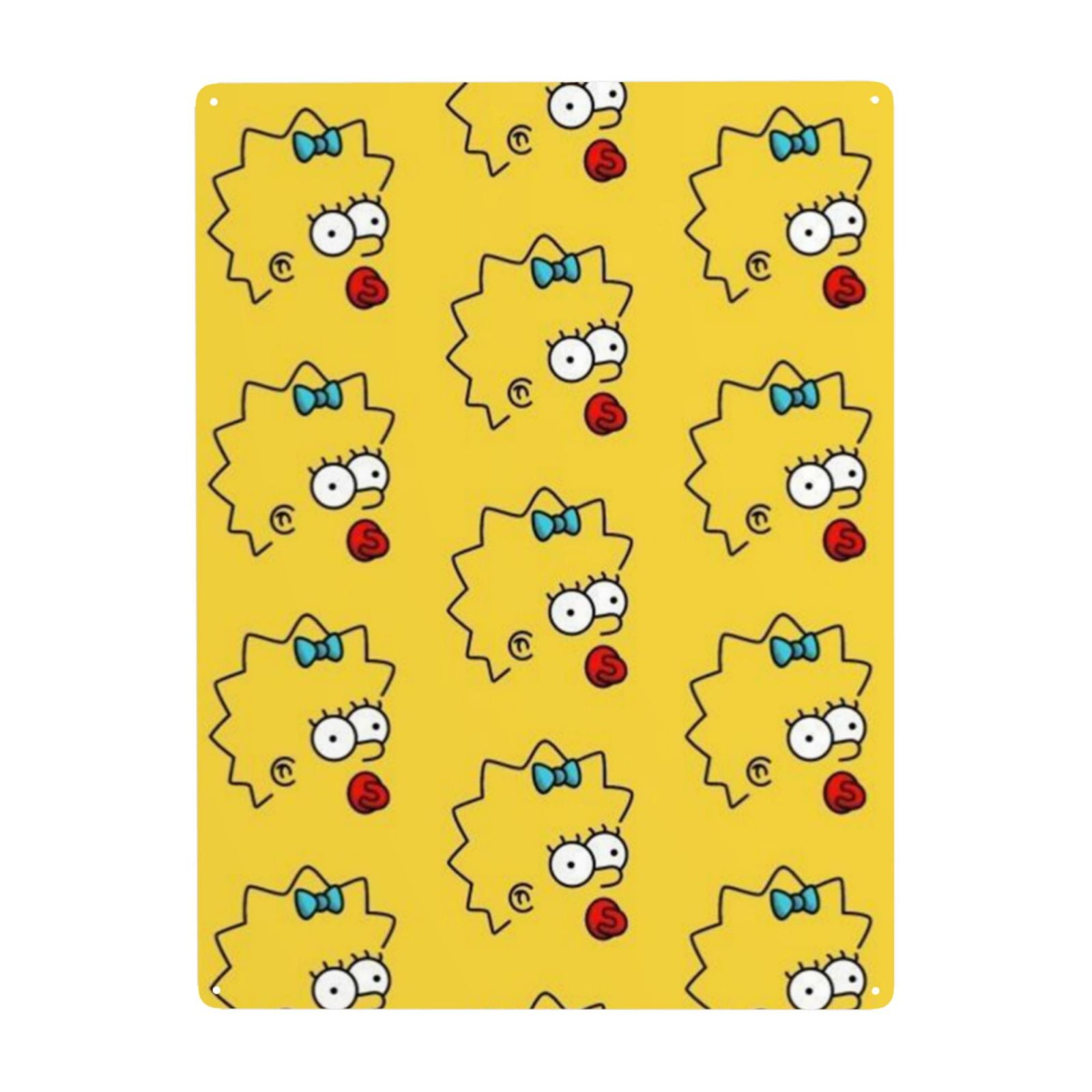 Pattern The Simpsons Metal Sign Decor 30x40cm Wall Art Sign for Home ...