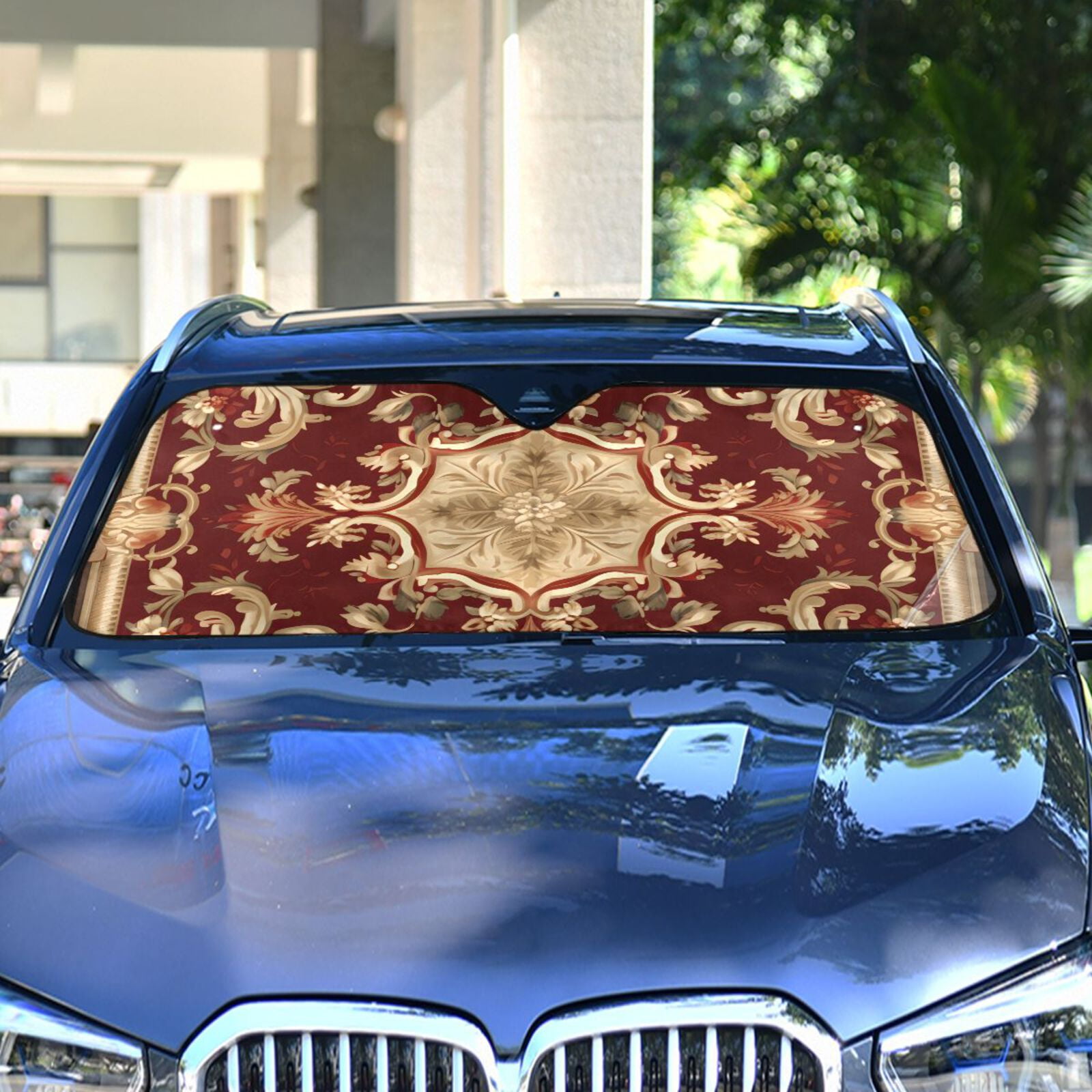 Pattern Tradditional Tribal Automotive Front Car Windshield Sun Shade ...