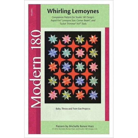 Pattern~Whirling Lemoynes~Three Sizes by Michelle Renee Hiatt/ Studio ...