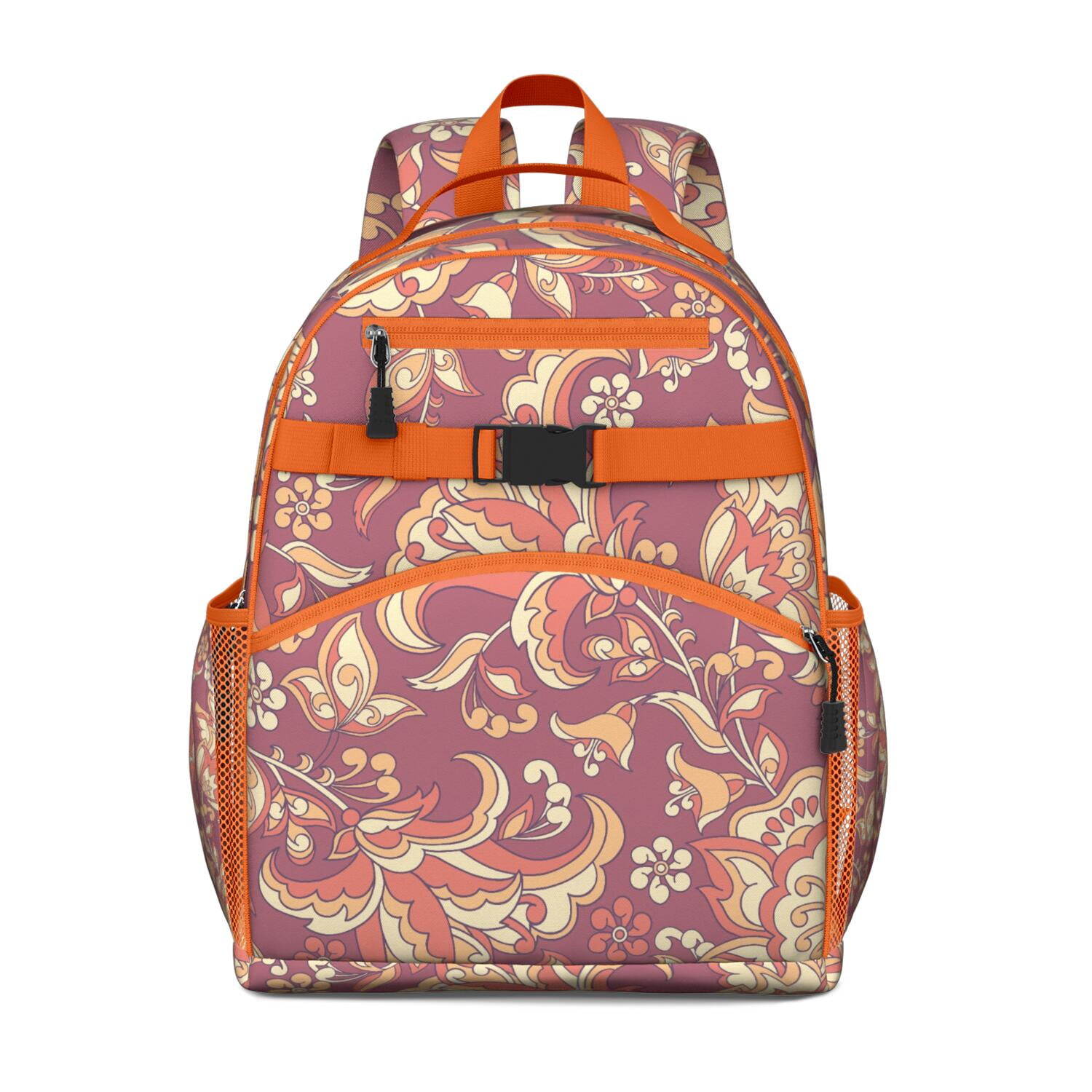 Patterned Chic Paisley Backpack Spine-Protecting Design for School ...