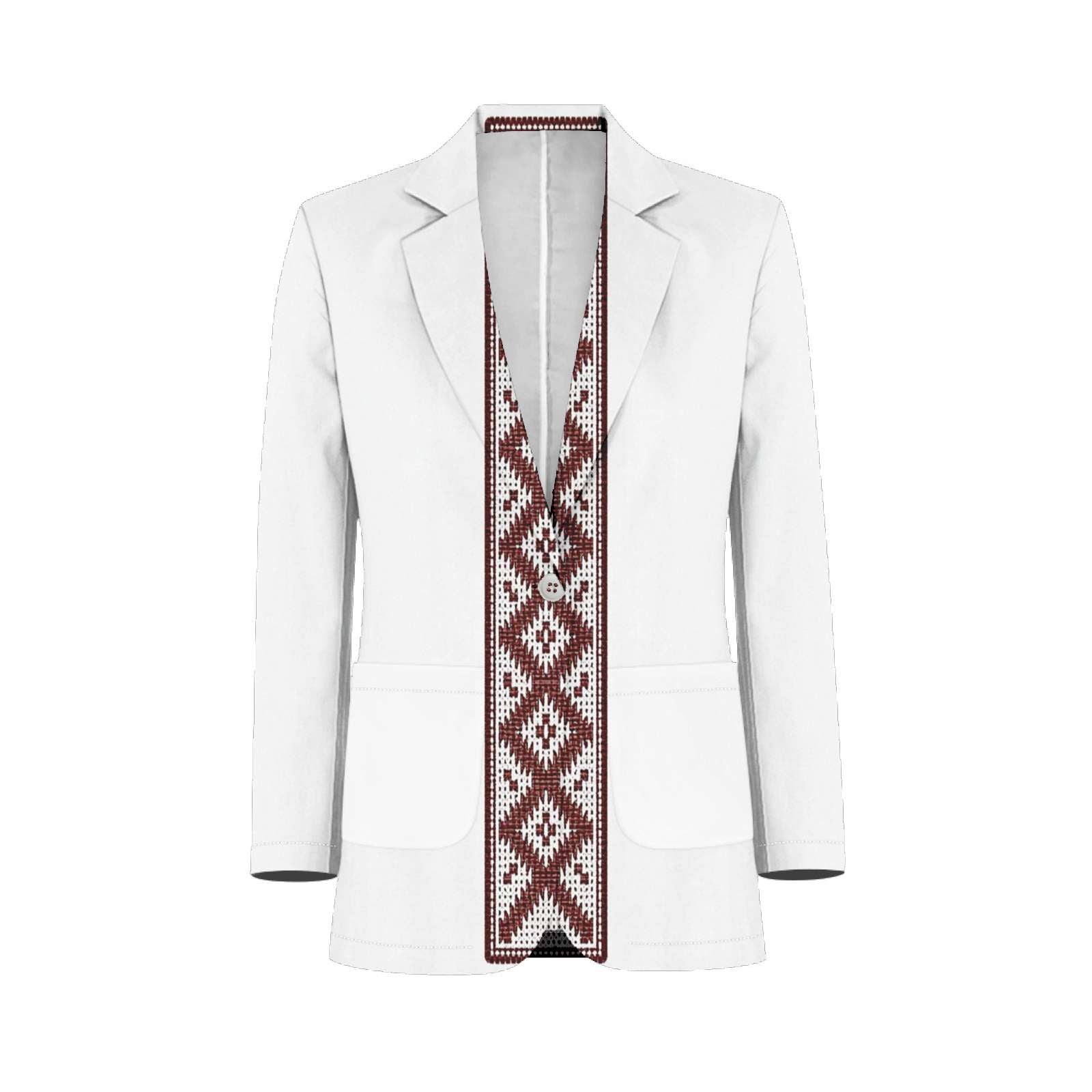 Patterned Decorative Border Design Customized Men's Suits full man ...