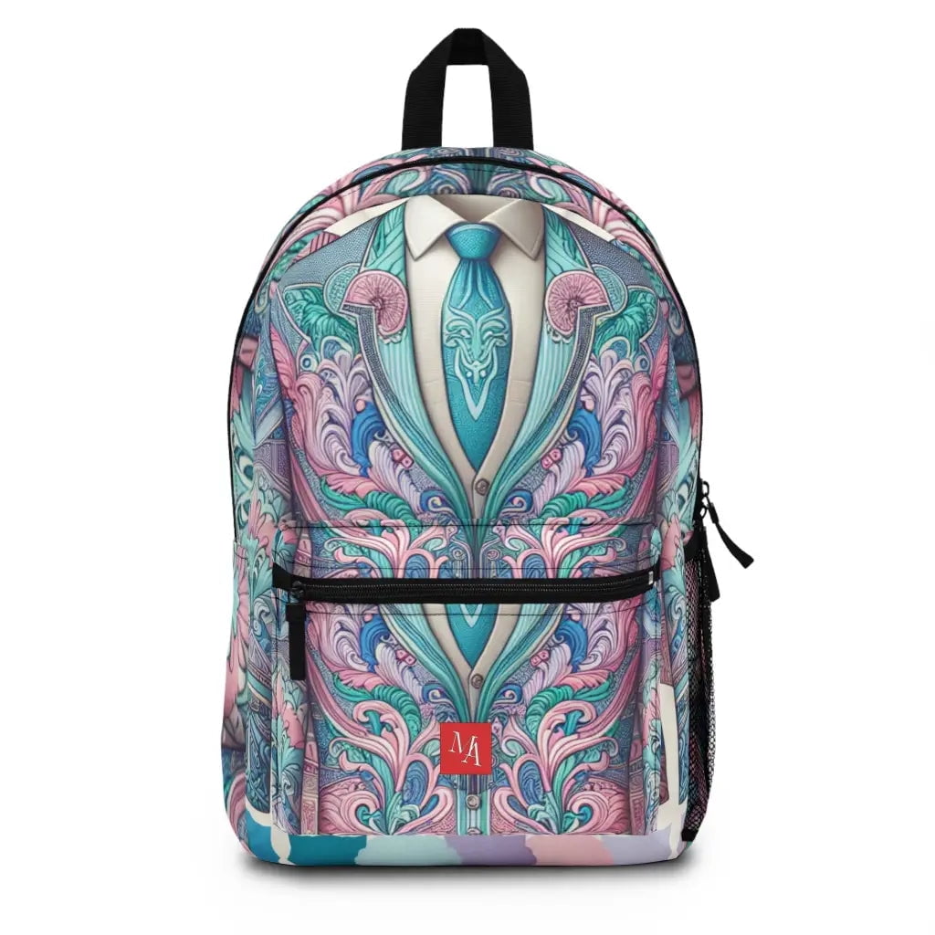 Patterned Elegance in Pastel Suits - Backpack - Walmart.com