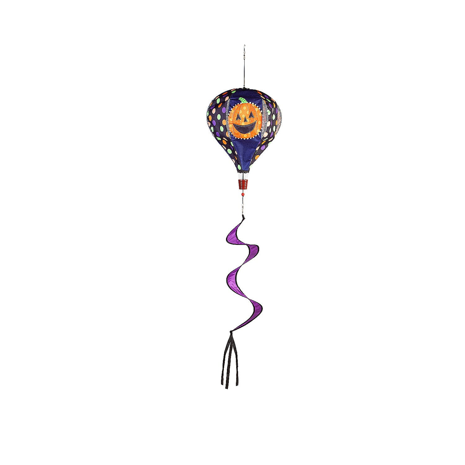Patterned Jack-o-Lantern Burlap Balloon Spinner - Walmart.com