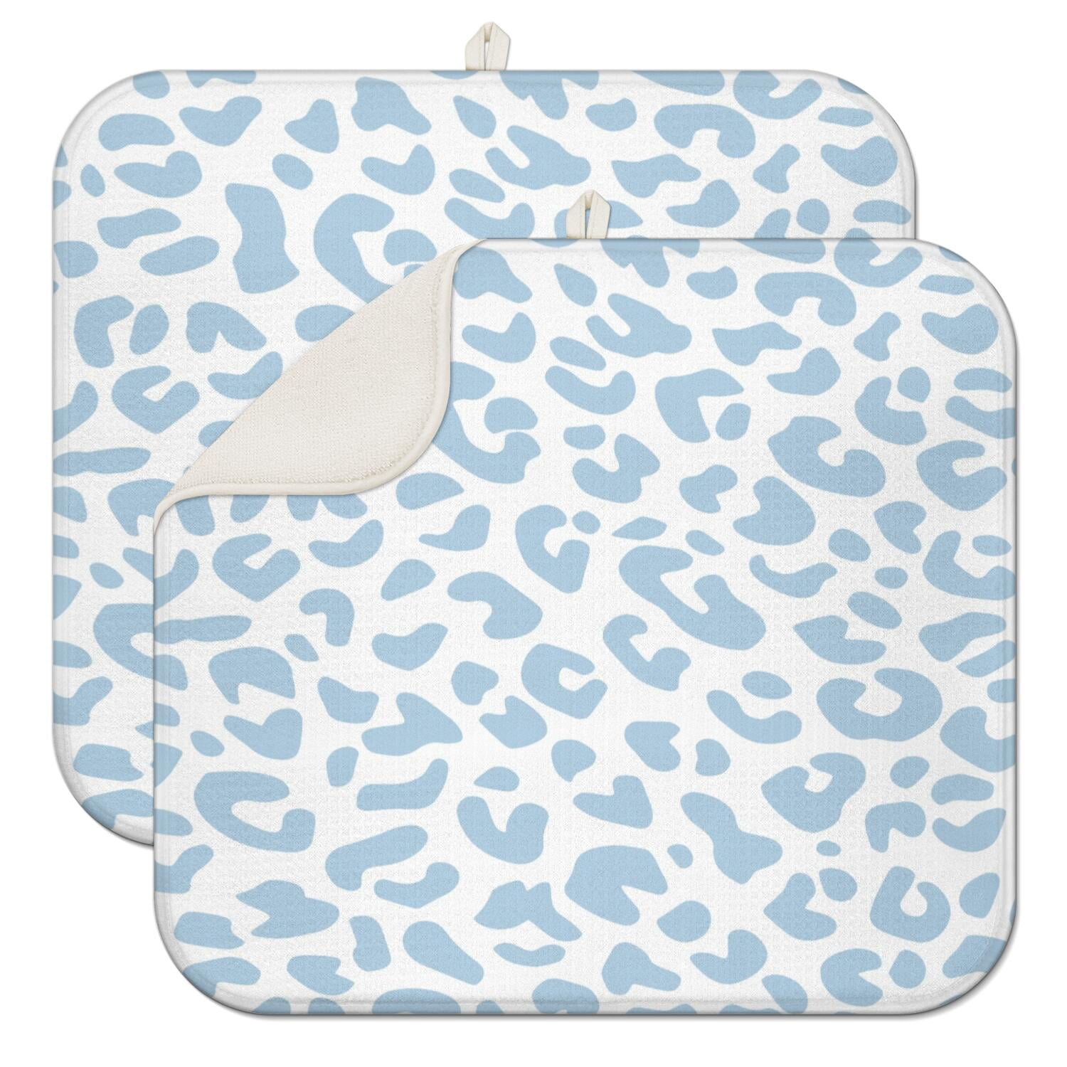 Patterned Leopard Dish Mat – Classic and Cute Cheetah Print for Animal ...