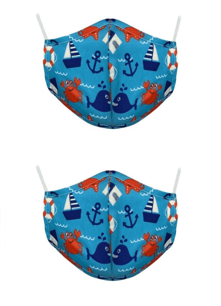 Primeware Inc. Patterned Two Layer Reusable Face Masks For Kids ...