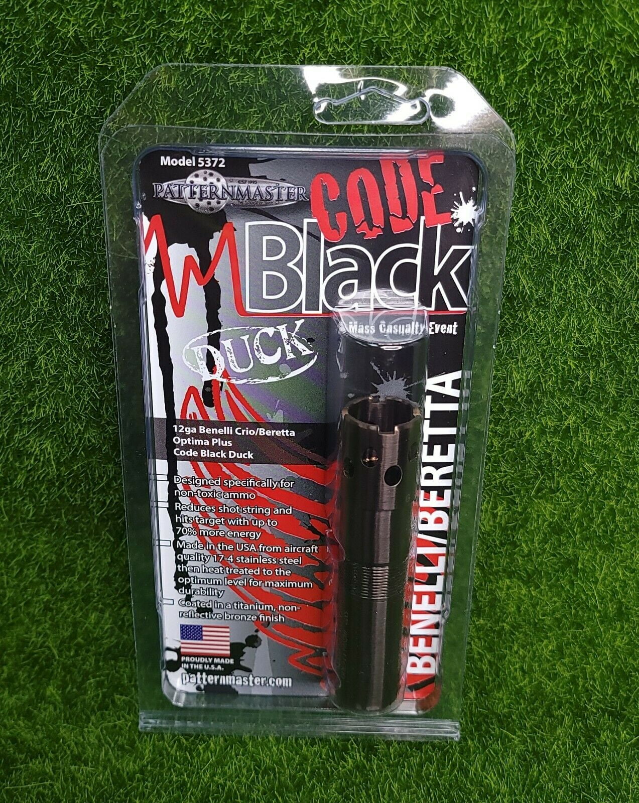 Patternmaster Code Black Duck, 12ga Choke Benelli/Beretta, Bronze ...