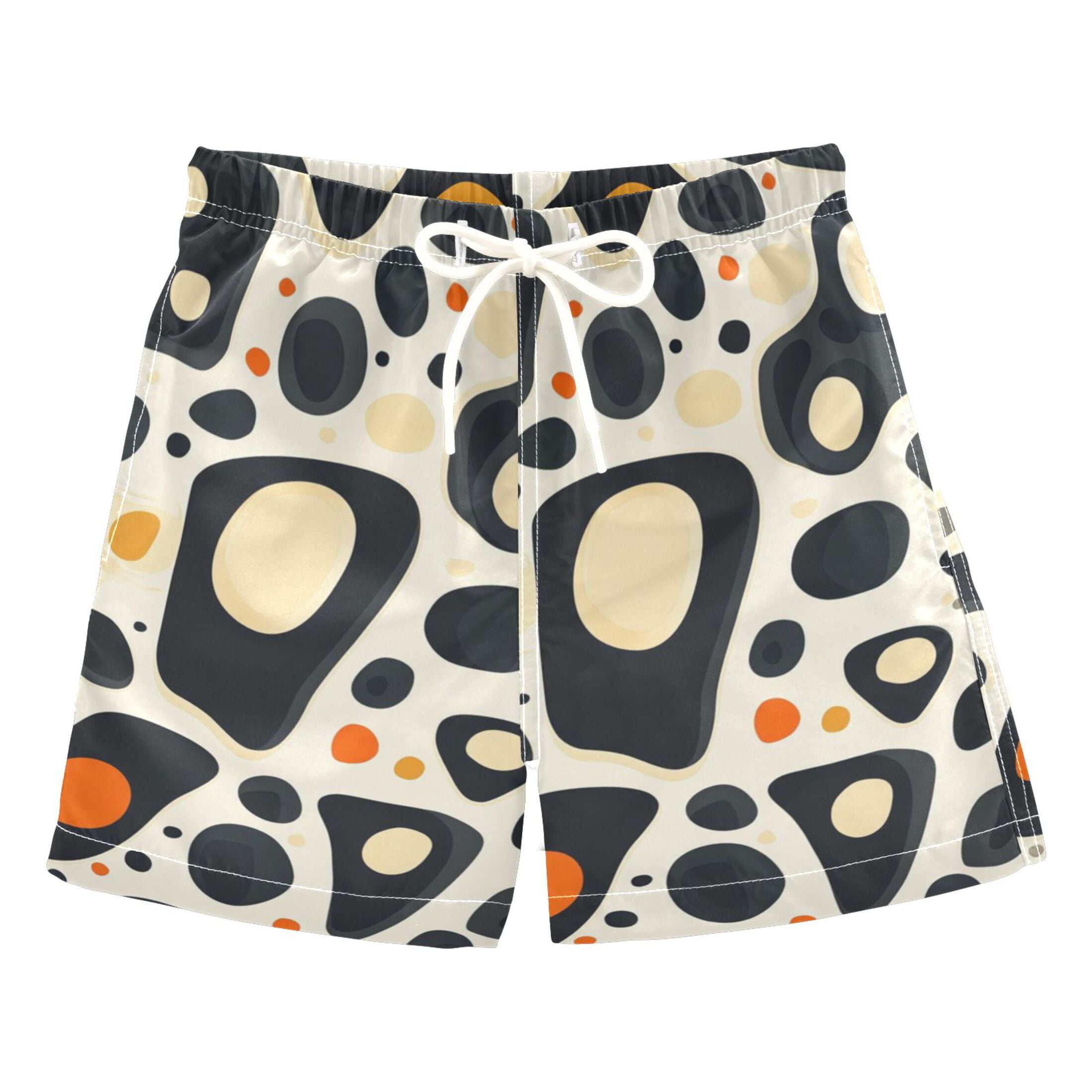 Patterns Of Abstract Leopard Prints Boys Swim Trunks Quick Dry Boy Swim ...