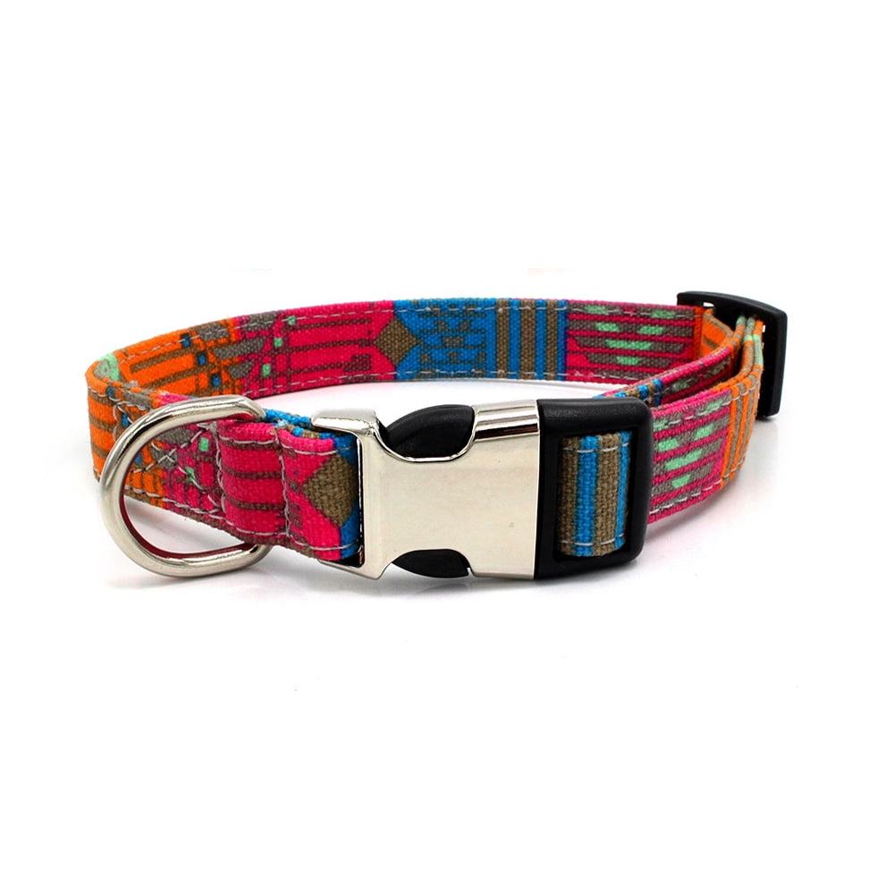 Patterns Soft & Comfy Flower Print Neoprene Padded Dog Collars ...