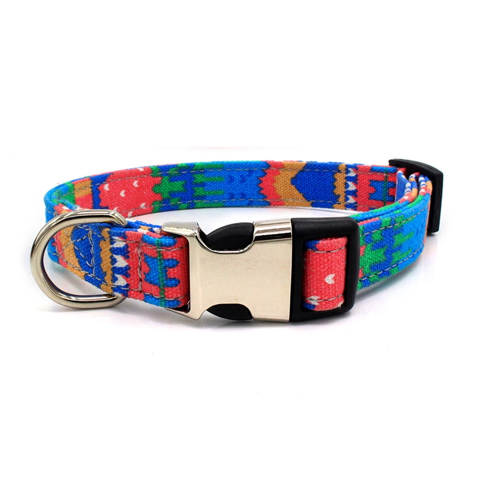 Patterns Soft & Comfy Flower Print Neoprene Padded Dog Collars ...