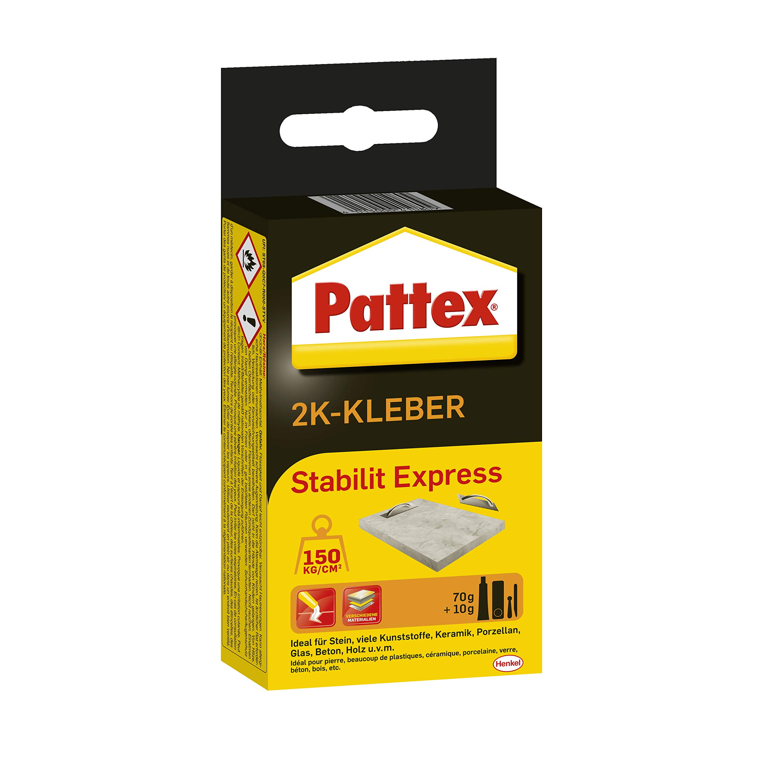 Pattex Stabilit Express 80g, 2-Komponenten-Kleber - Walmart.com