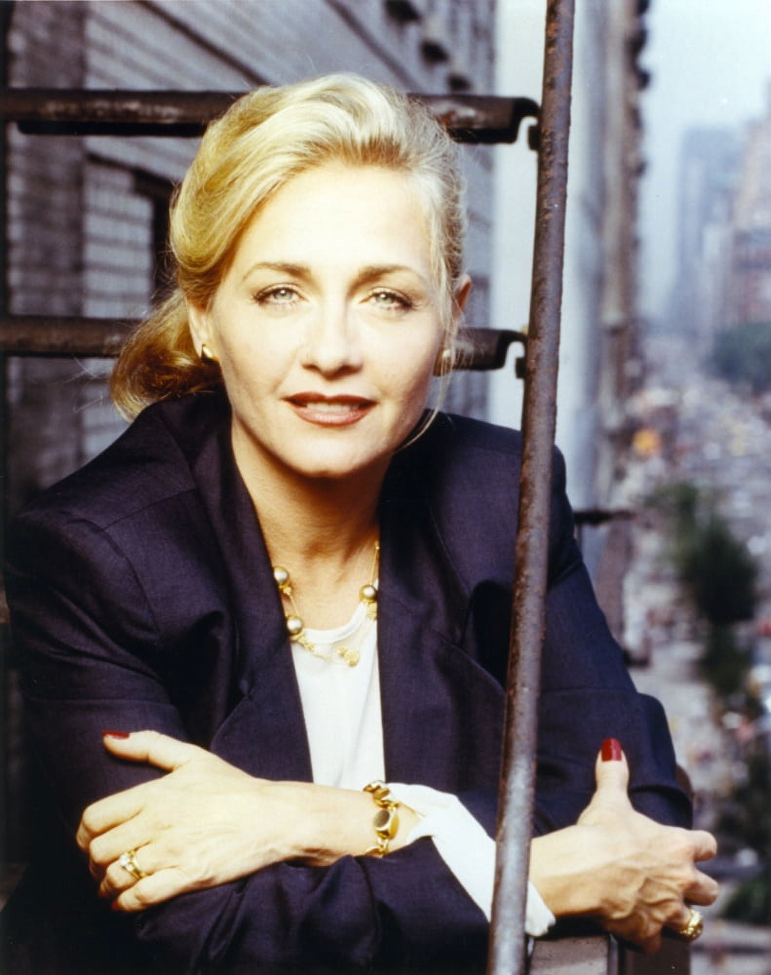 Patti D'arbanville Arms Crossed in Black Coat Portrait Photo Print (8 x ...