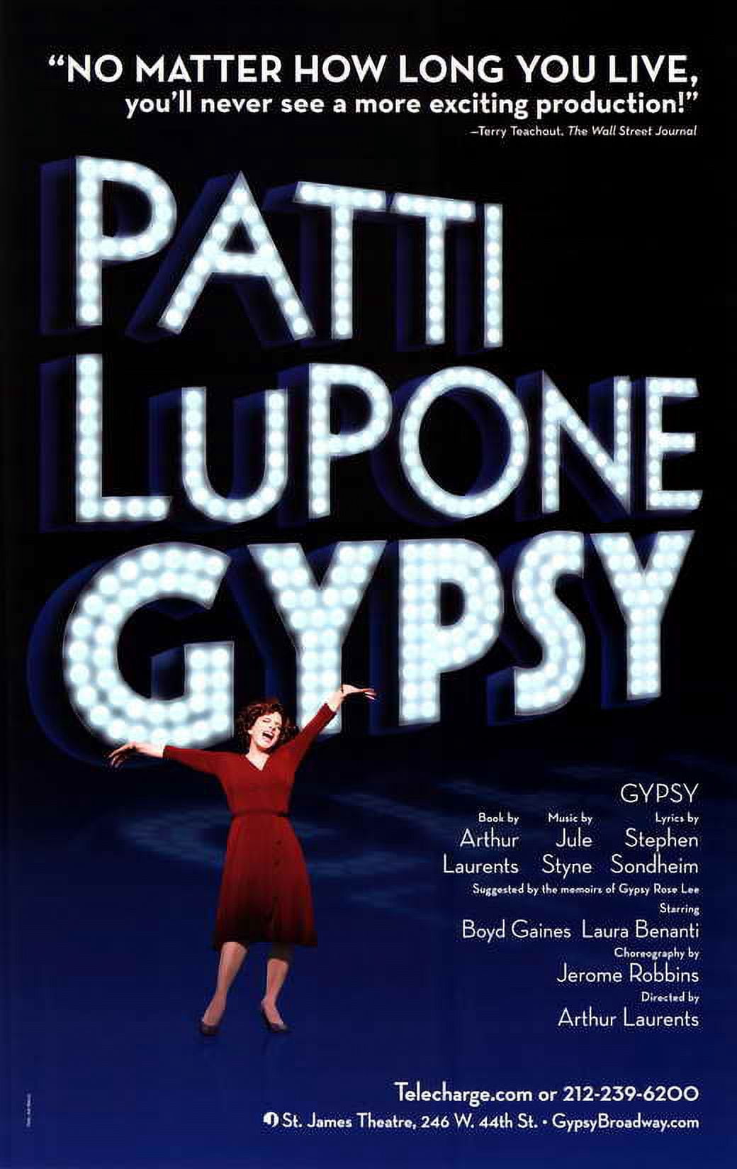 Patti Lupone Gypsy (Broadway) Movie POSTER 11" x 17" Style A - Walmart.com