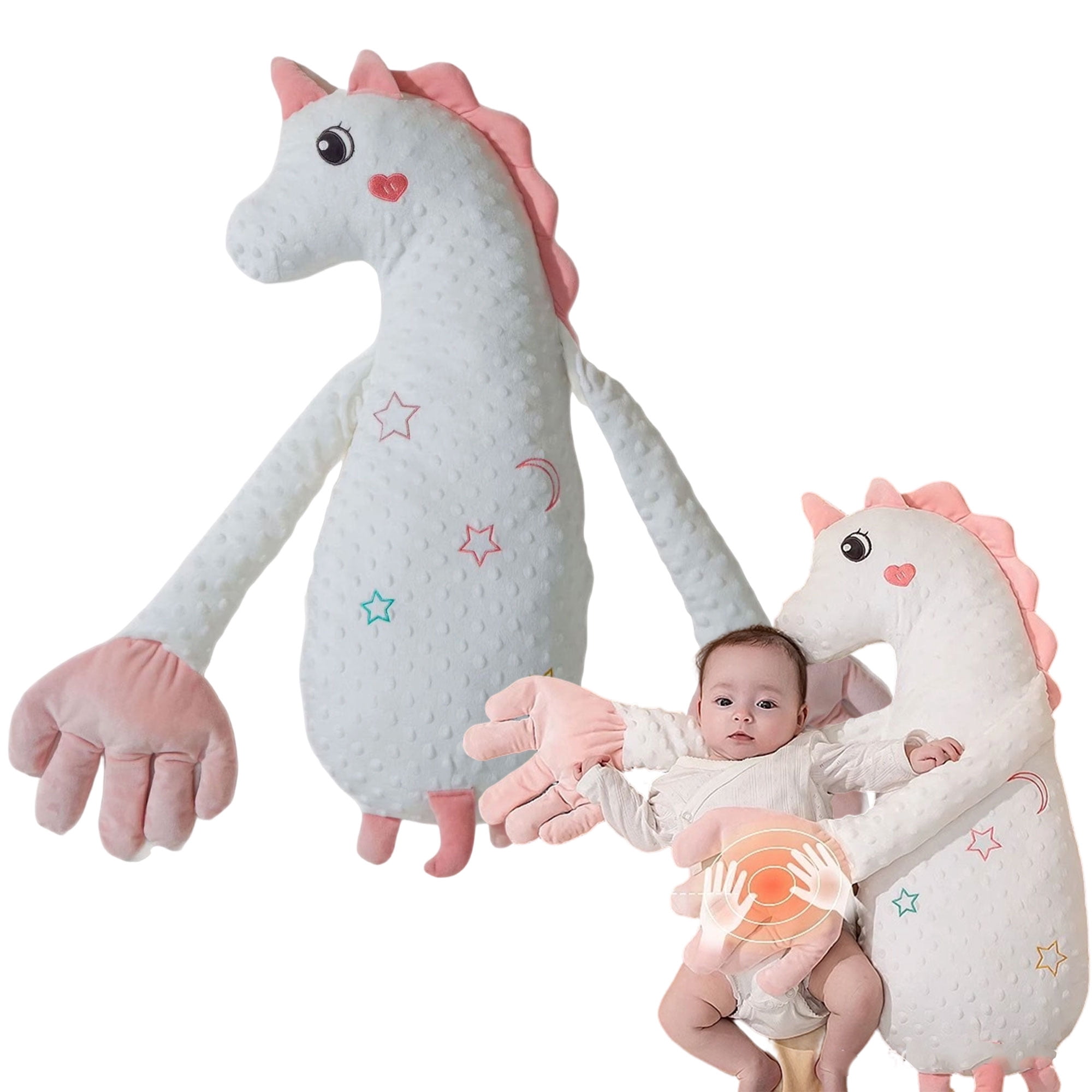 Patting Pillow Soother, Interactive Remote Control Patting Plush, Soft ...