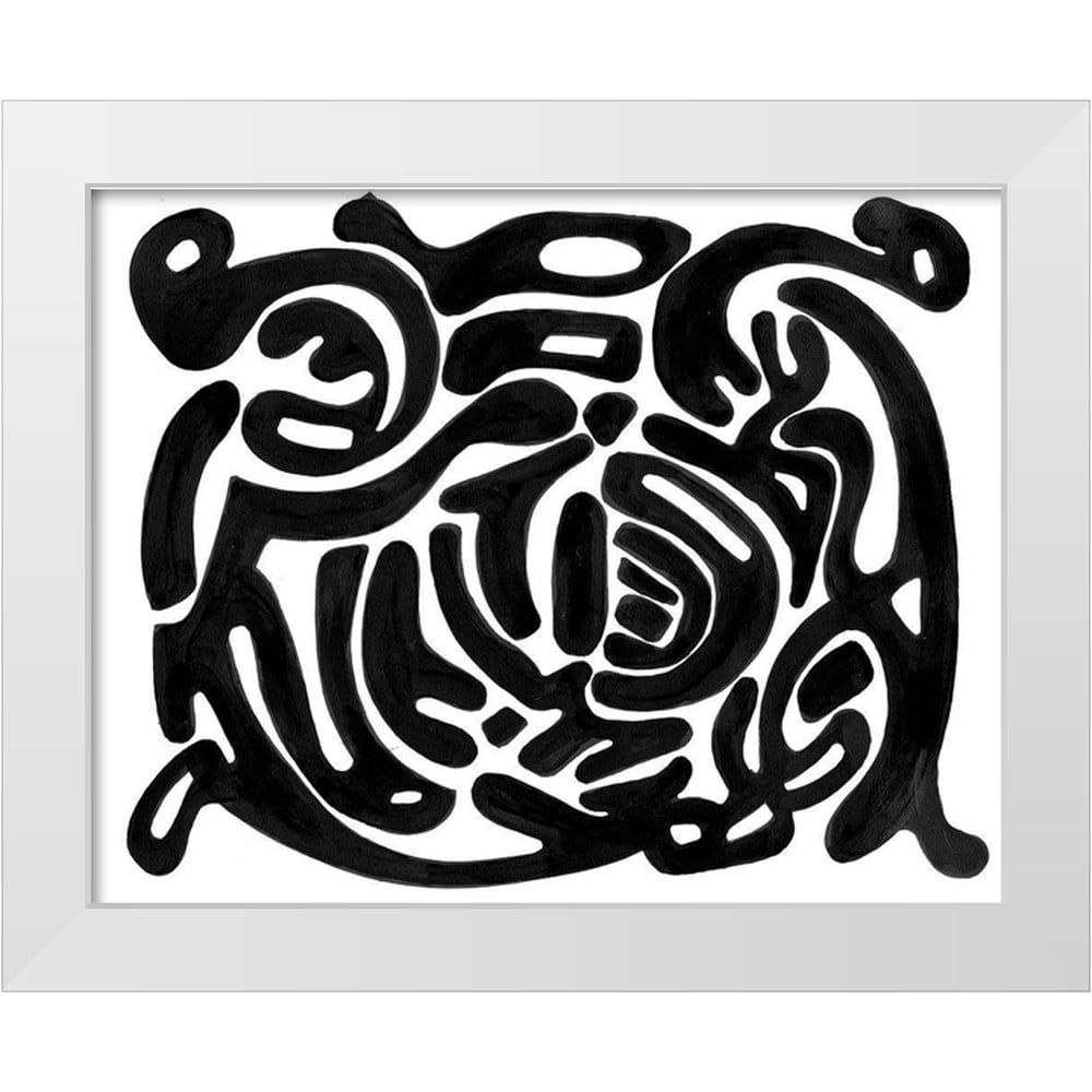 Pattinian, Merri 14x12 White Modern Wood Framed Museum Art Print Titled ...