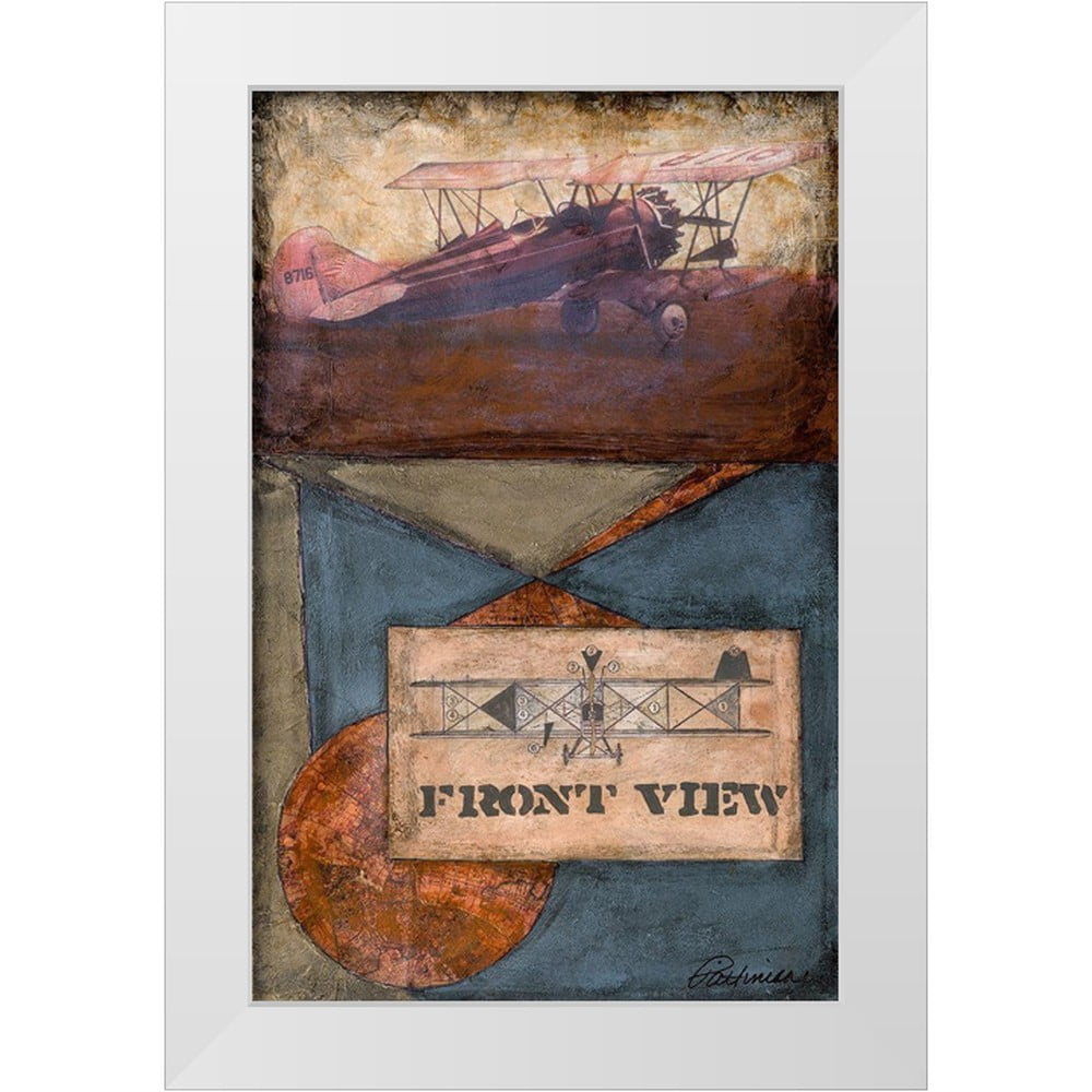 Pattinian, Merri 17x24 White Modern Wood Framed Museum Art Print Titled ...