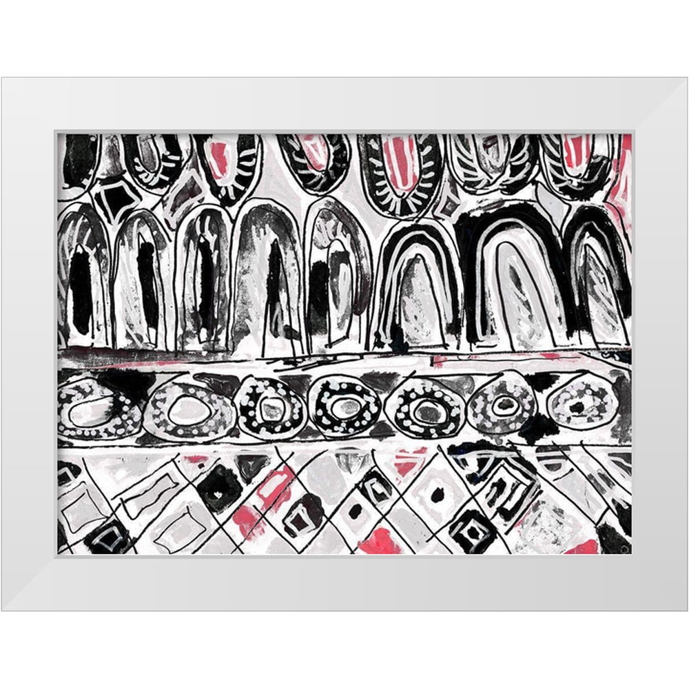 Pattinian, Merri 18x14 White Modern Wood Framed Museum Art Print Titled ...