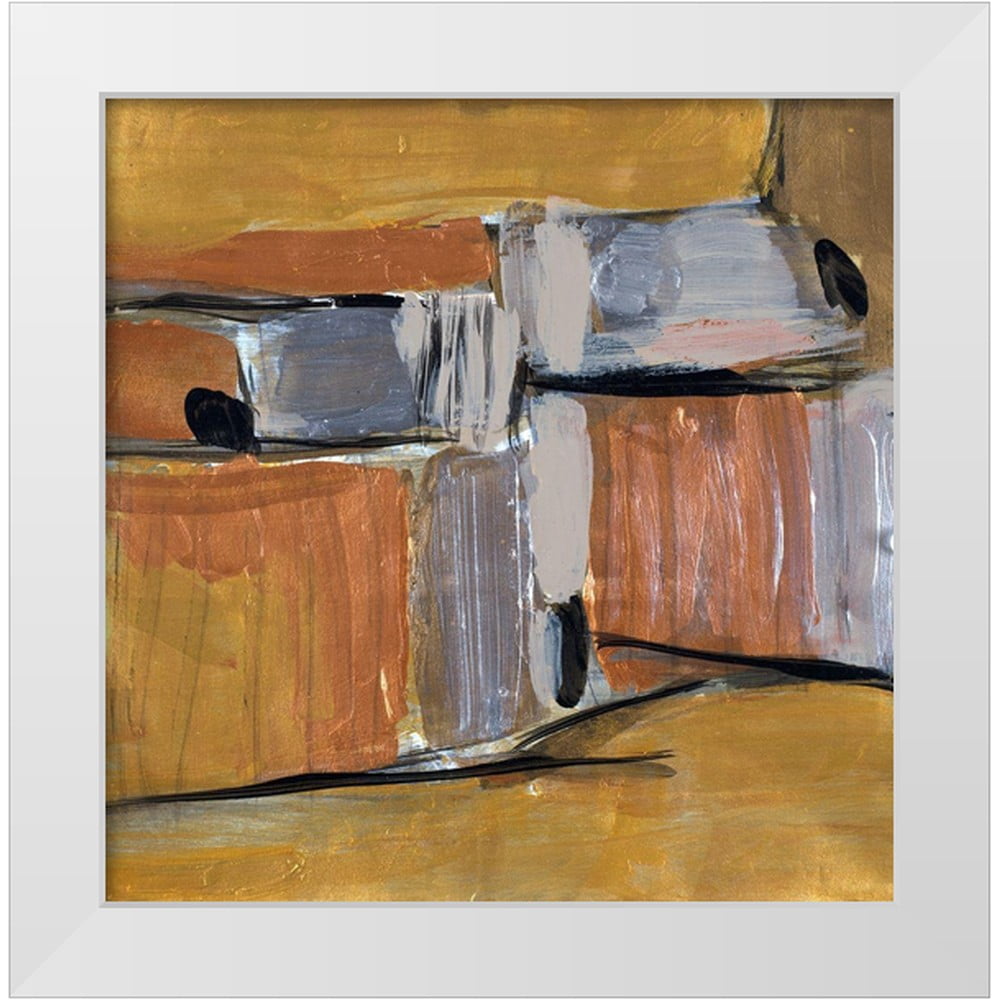 Pattinian, Merri 20x20 White Modern Wood Framed Museum Art Print Titled ...