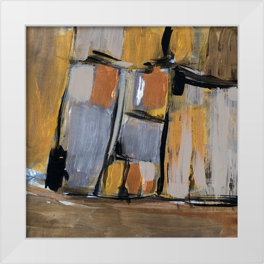 Pattinian, Merri 20x20 White Modern Wood Framed Museum Art Print Titled ...