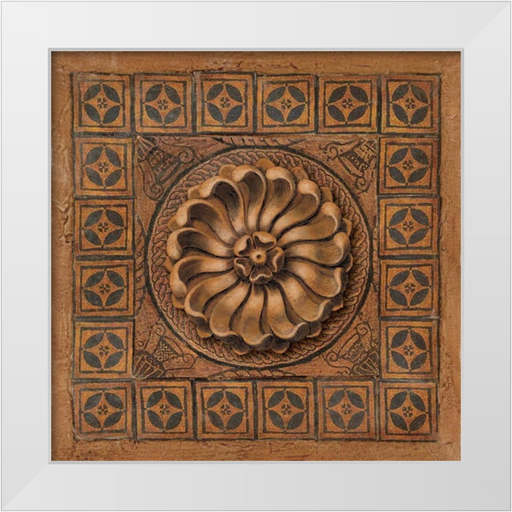 Pattinian, Merri 20x20 White Modern Wood Framed Museum Art Print Titled ...