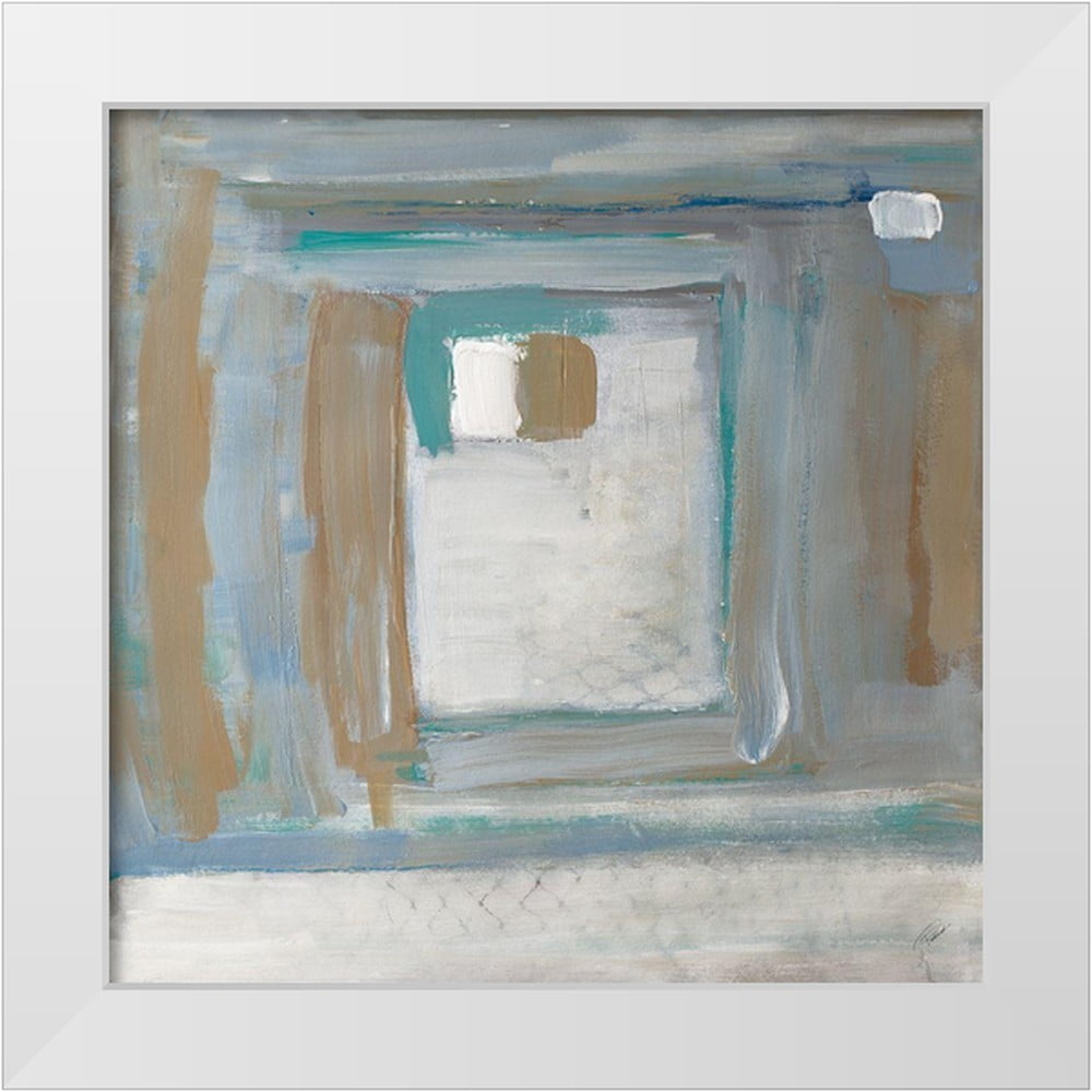 Pattinian, Merri 26x26 White Modern Wood Framed Museum Art Print Titled ...