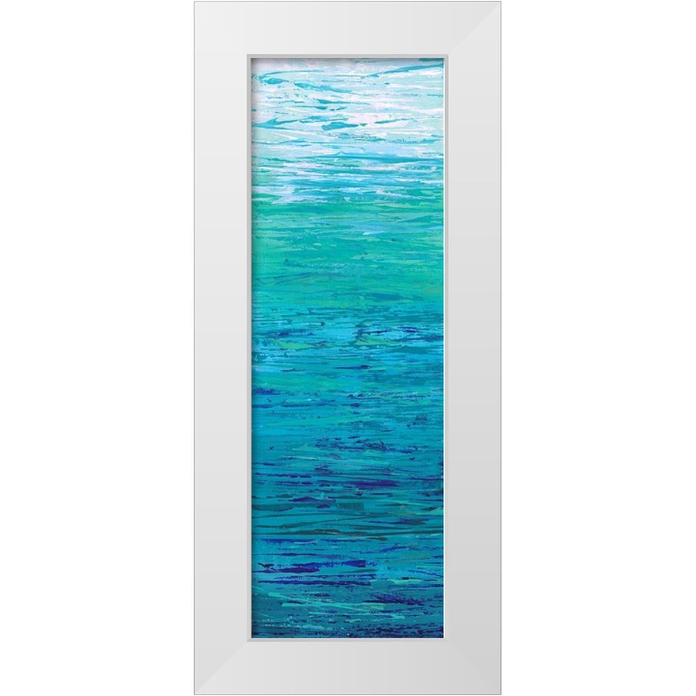 Pattinian, Merri 7x14 White Modern Wood Framed Museum Art Print Titled ...