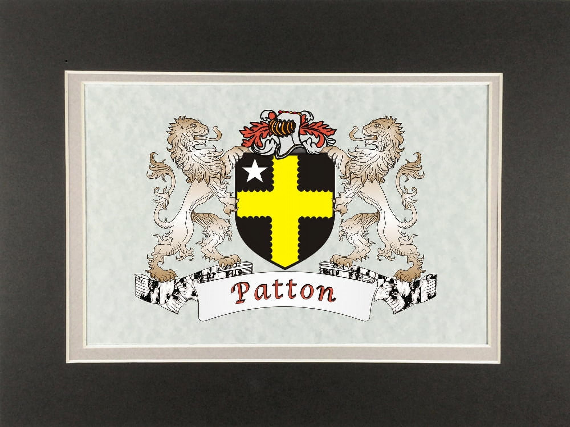 Patton Irish Coat of Arms Print - Frameable 9" x 12" - Walmart.com