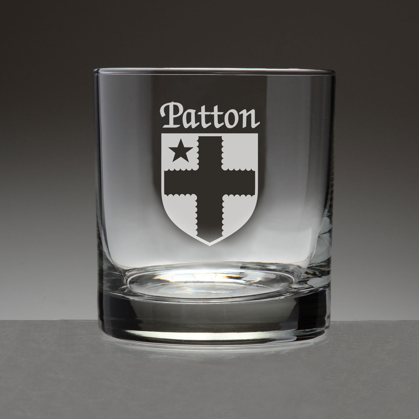 Patton Irish Coat of Arms Tumbler Glasses - Set of 4 (Sand Etched ...