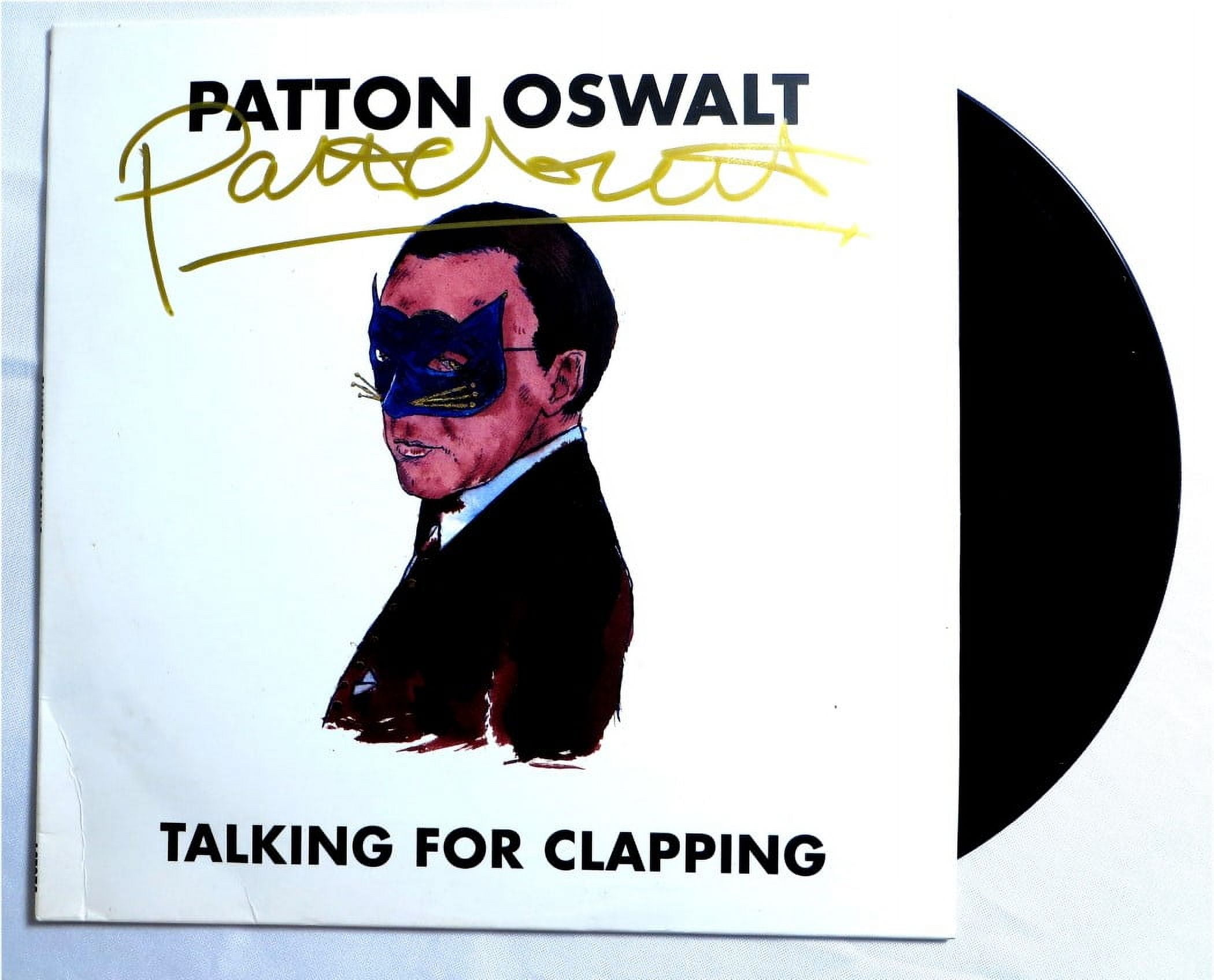 Patton Oswalt Signed Autographed Record Album Talking for Clapping BAS ...