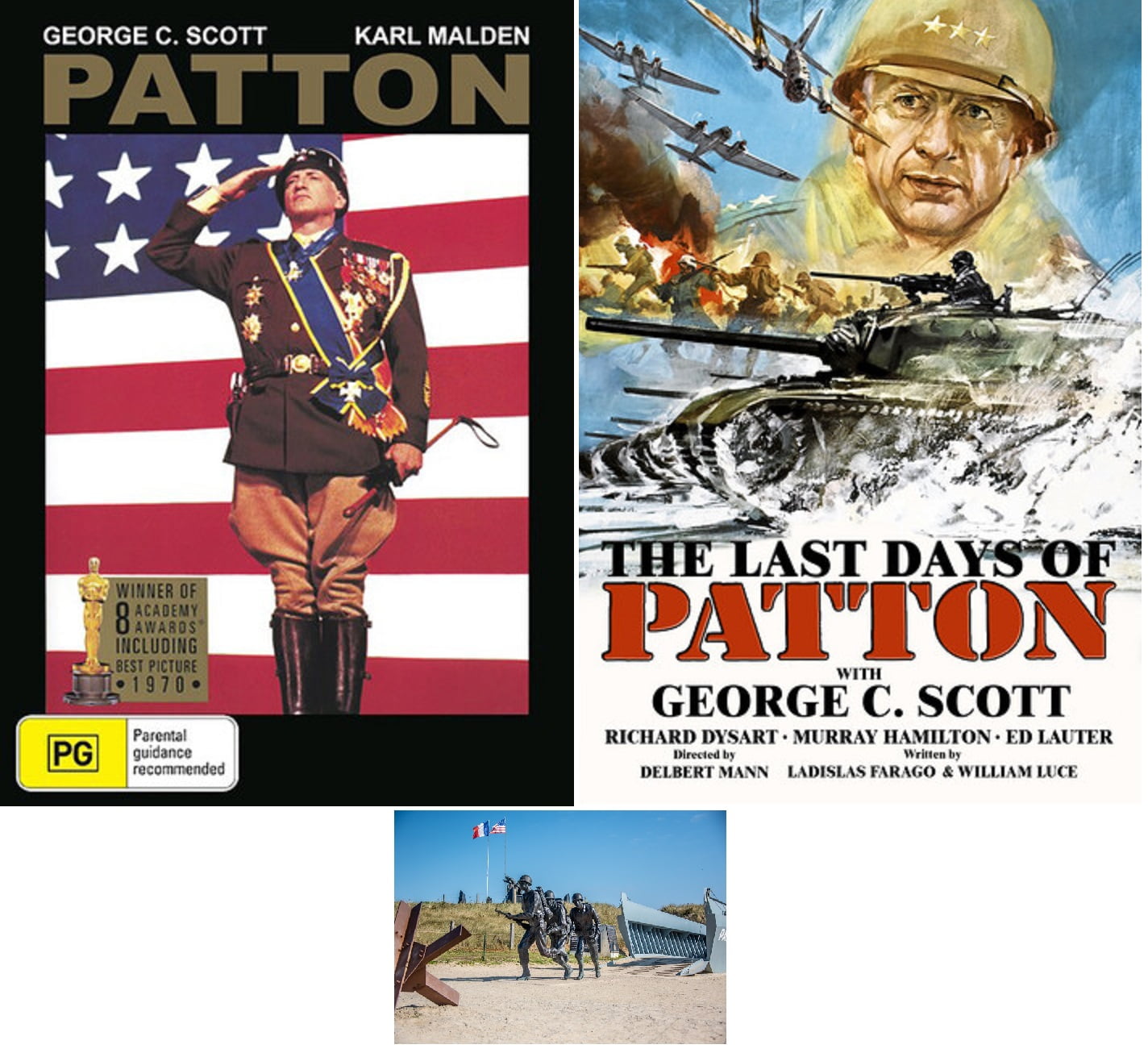 Patton & The Last Days Of Patton DVD 3-Disc Set George C Scott Includes ...