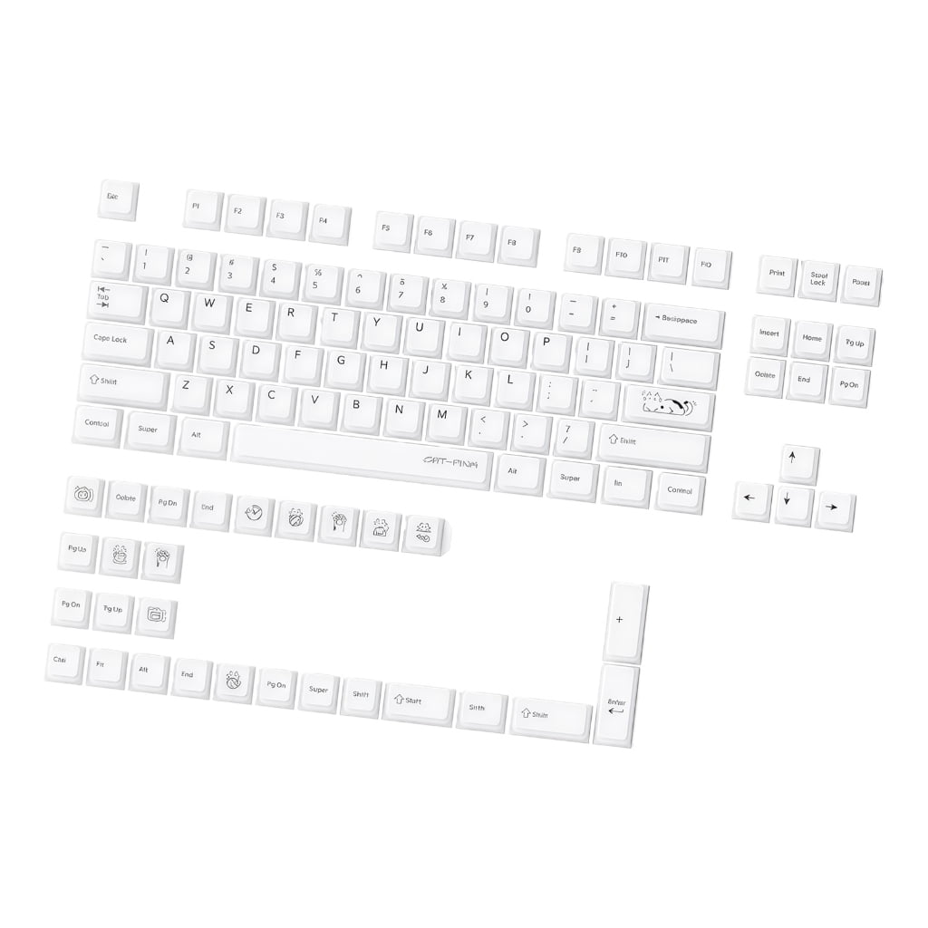 PatungKu 113 Key Backlit Jelly Theme Keycaps Comfortable Sublimation ...