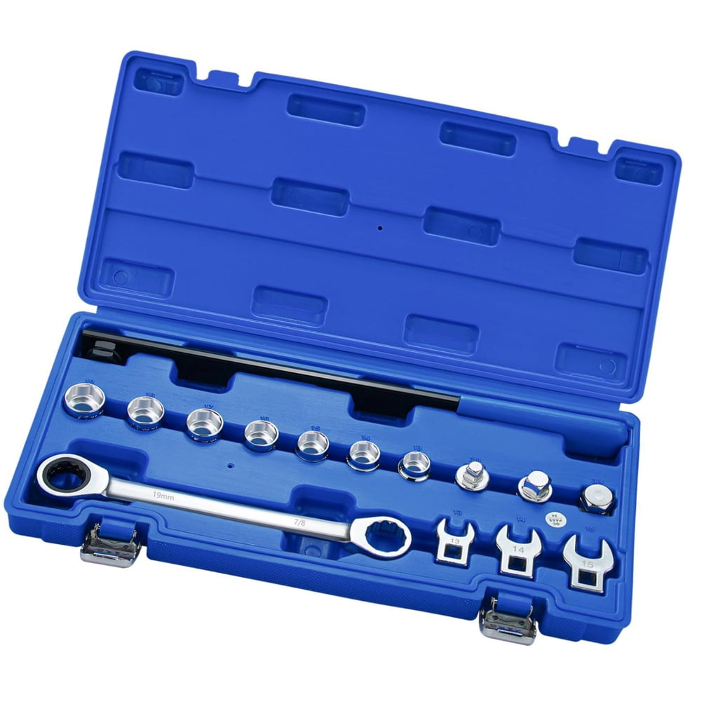 PatungKu 15Pieces Complete Serpentine Belt Tool Set Ratcheting ...