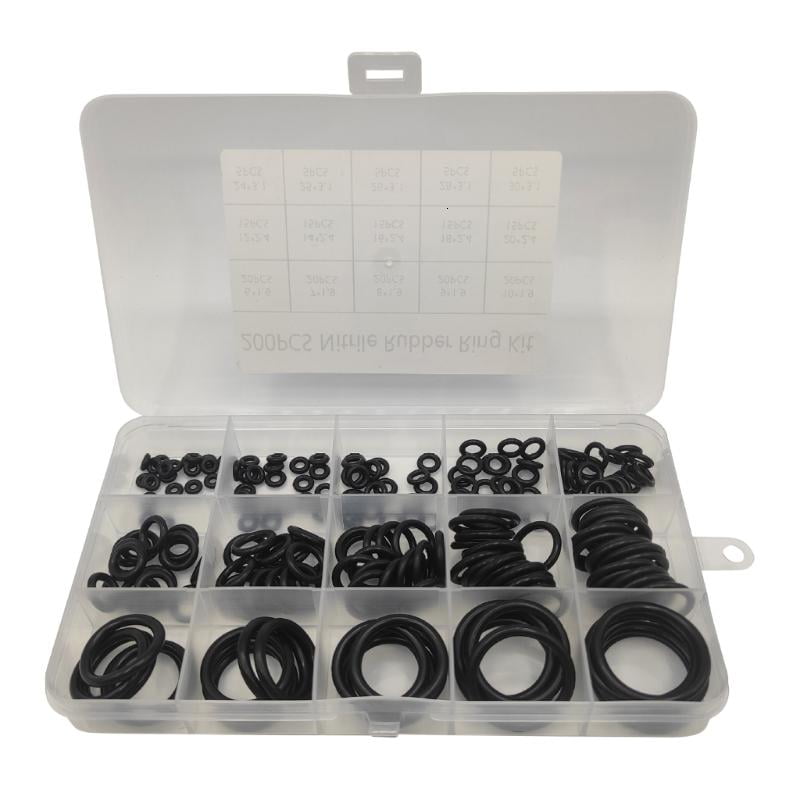 PatungKu 200Pcs O Rings Rubber O-Rings Assortment Set Plumbing Gaskets ...