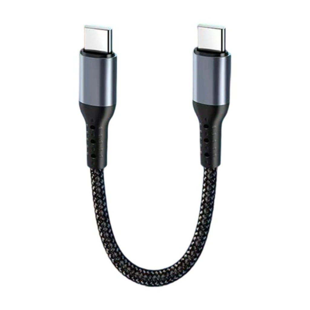 PatungKu 25cm Short 66W USB Type C to Type C Cable 90 Degree Elbow USB ...