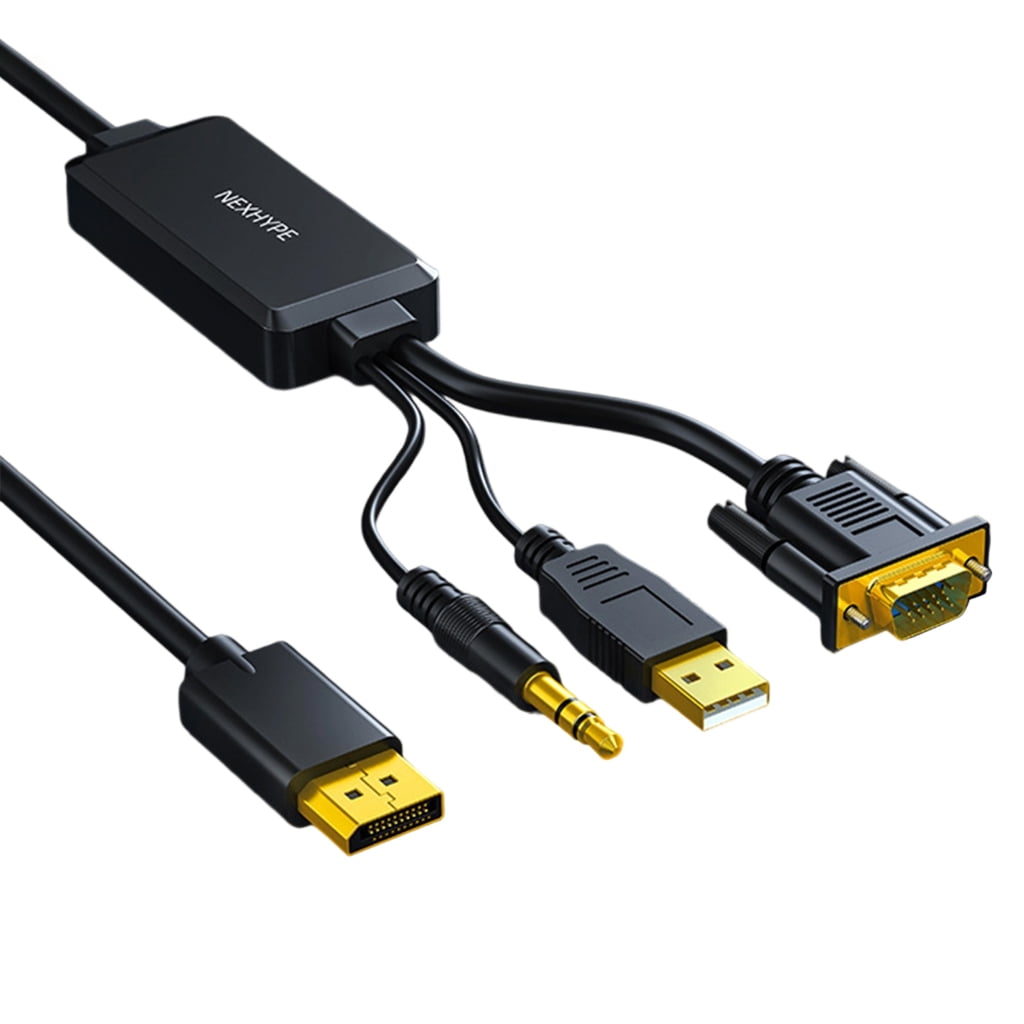 PatungKu 6.56ft VGA to DP Adapter Cord Male to Male Connectors Cable ...