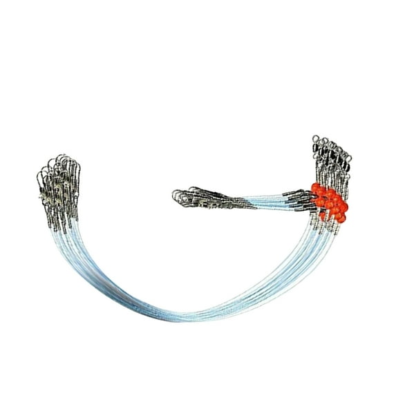 PatungKu 6Pcs Fishing Rigs Fishing Wire Leader Rig with Swivels Snap ...
