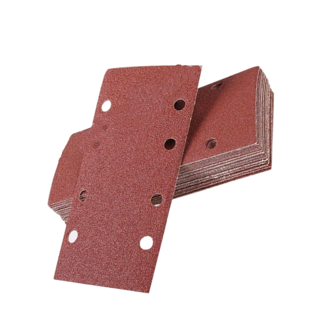 PatungKu 8 Hole Rectangular Flocking Sandpaper Sheets Abrasive Paper ...
