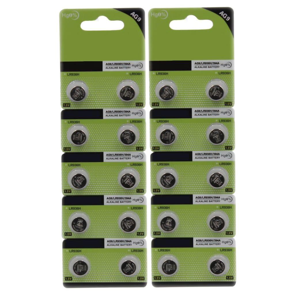 PatungKu AG9/LR936/394 Button Batteries Button Coin Cell Battery for ...