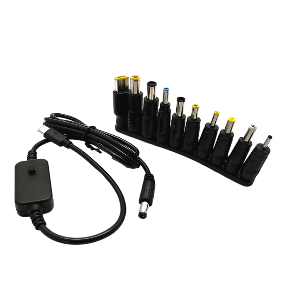 PatungKu Adjustable Voltage USB C toDC Power Cord with 10 Conversion ...