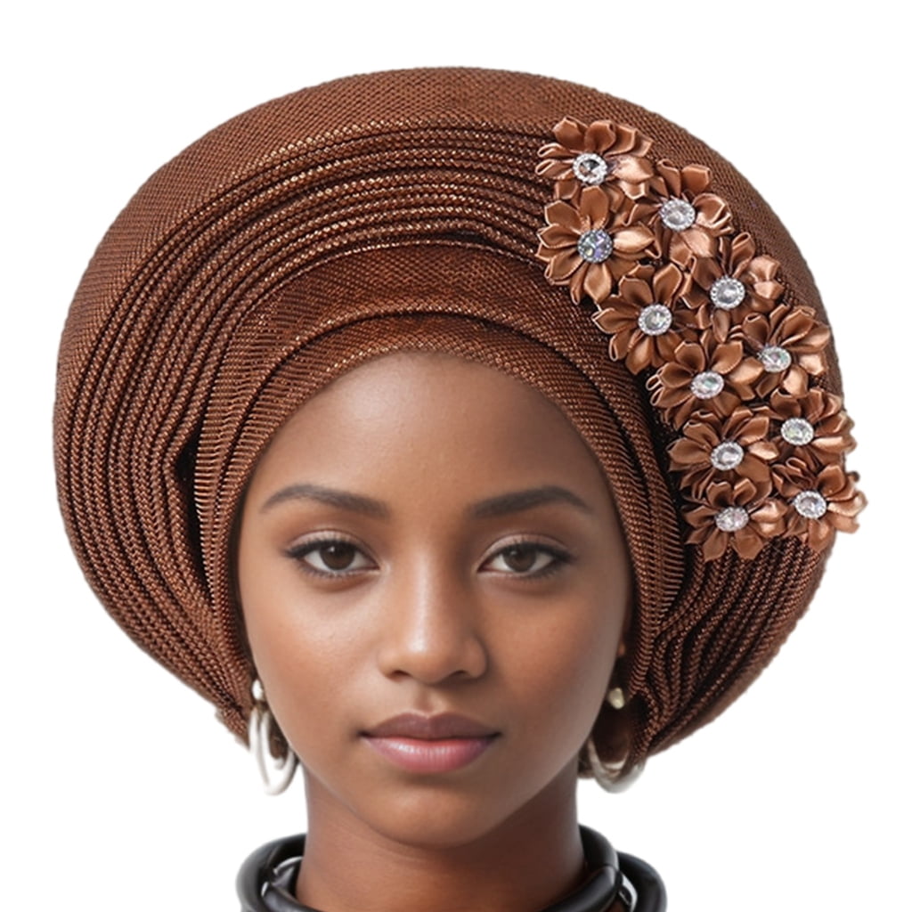 PatungKu African Turban Volumiser Hat Female Traditional Wedding ...
