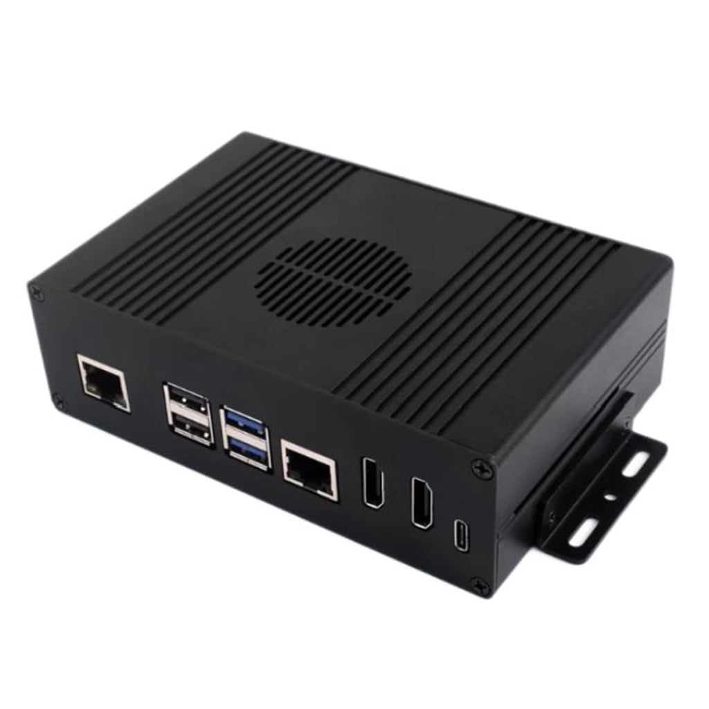 PatungKu Aluminum Case for RPi 5 Featuring PCIe Expansion Gigabit ...