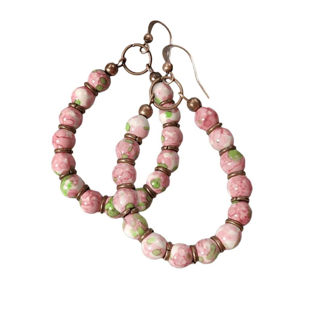 PatungKu Artistic Bohemian Inspired Natural Stone Earrings Unique ...