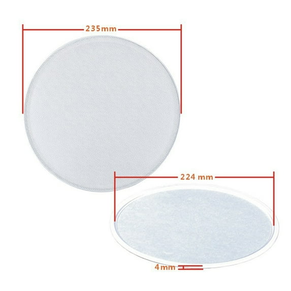 PatungKu Car Ceiling Speakers Protective Cover Grill Mesh Cover ...