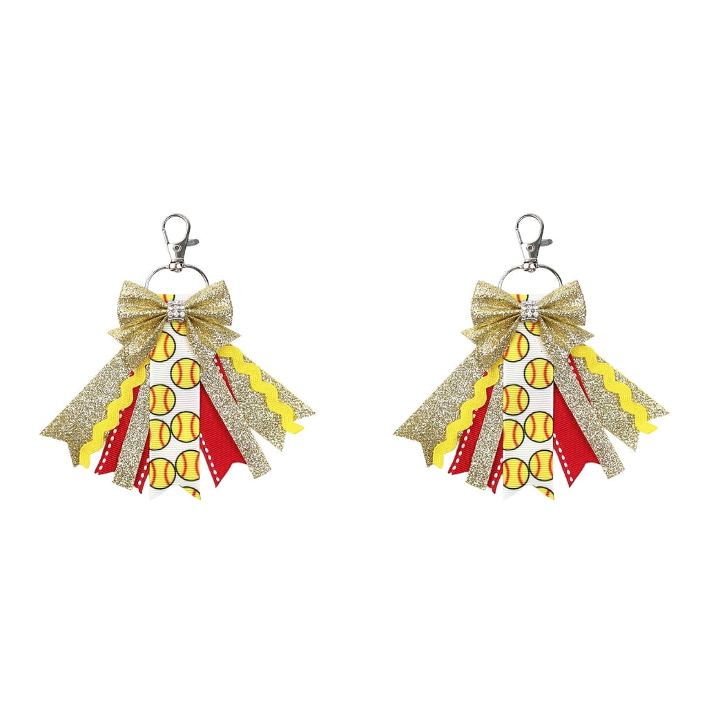 PatungKu Cheer Pin Me Ribbon for Backpacks Glitters Cheerleaders ...