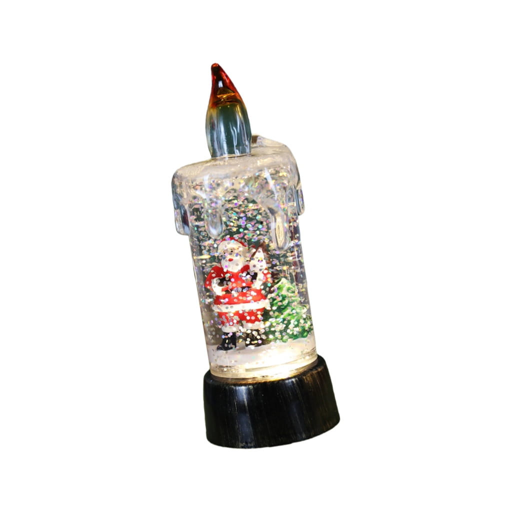 PatungKu Christmas Snow Globe Cartoon Glitter Water Globe for Holiday ...