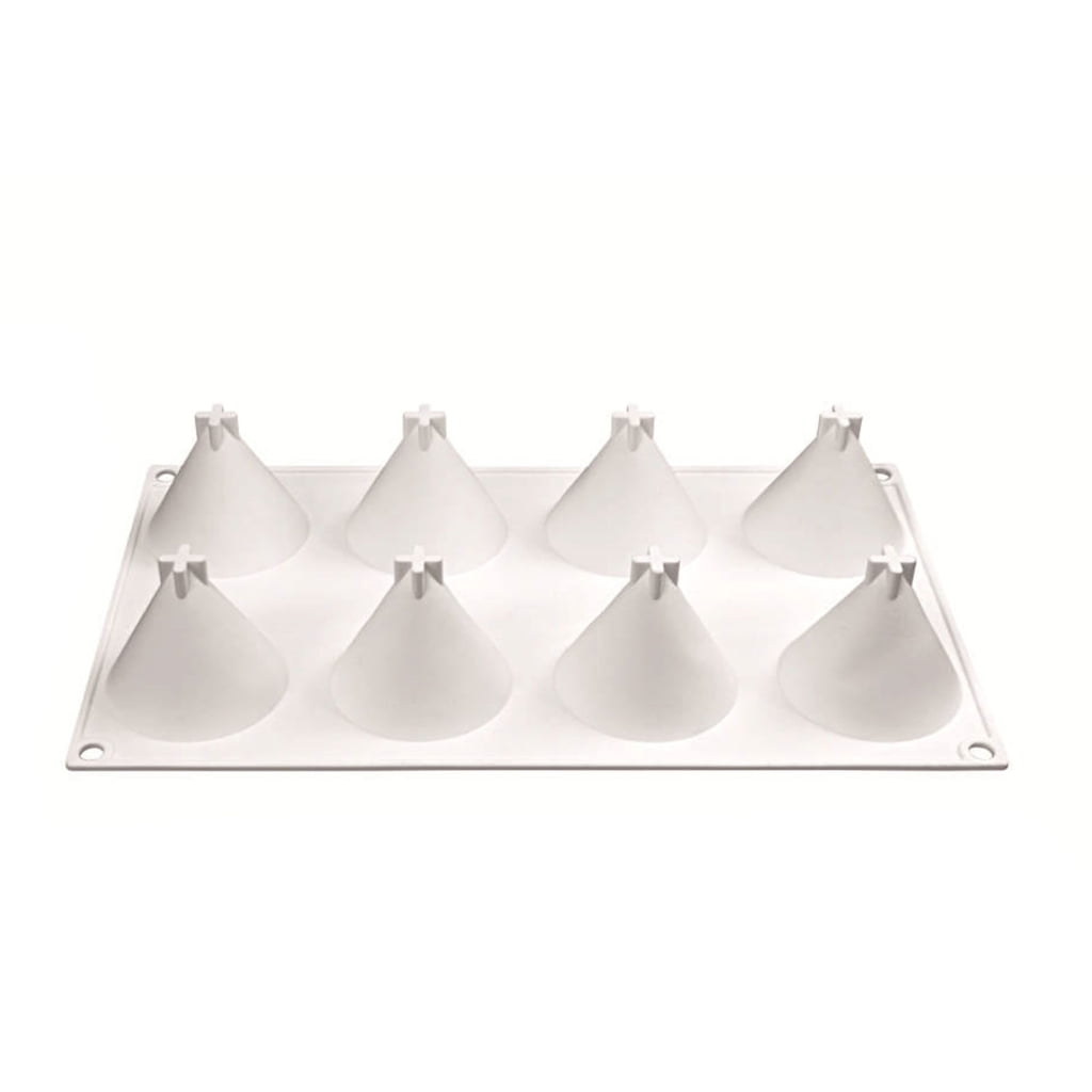 PatungKu Cone Shape Silicone Molds Fondant Mousses Cake Molds Making ...