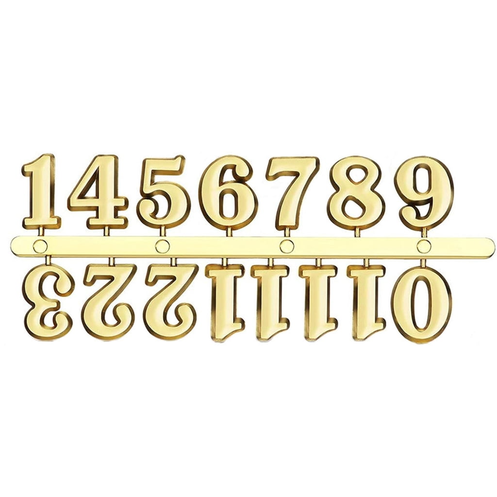 PatungKu Creative Clock Numerals Set Metal Replacement Numbers in ...