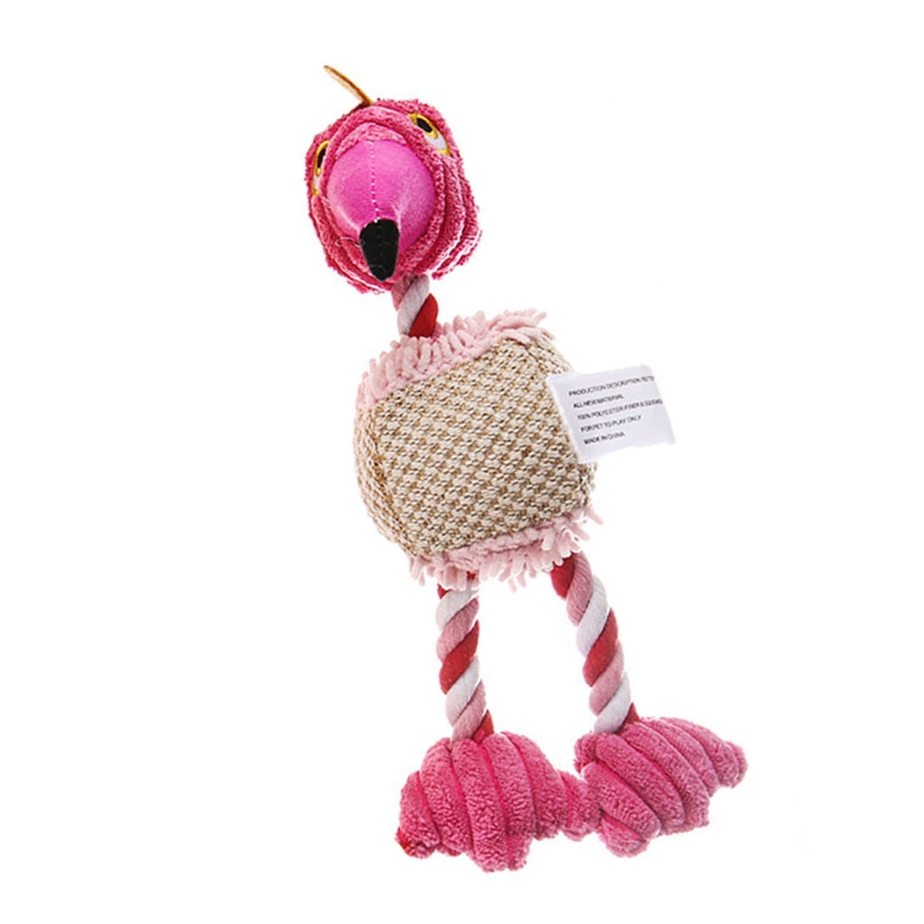 PatungKu Dog Tossing Toy Rope Fetching for Pet Outdoor Chew Tug Toy Tug ...