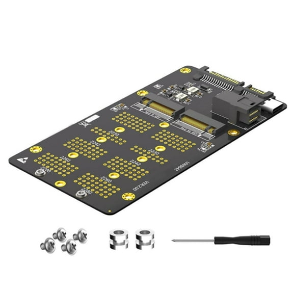 PatungKu Double Purpose LPF1222 M.2 to SATA3 and SFF 8643 Adapter Card ...